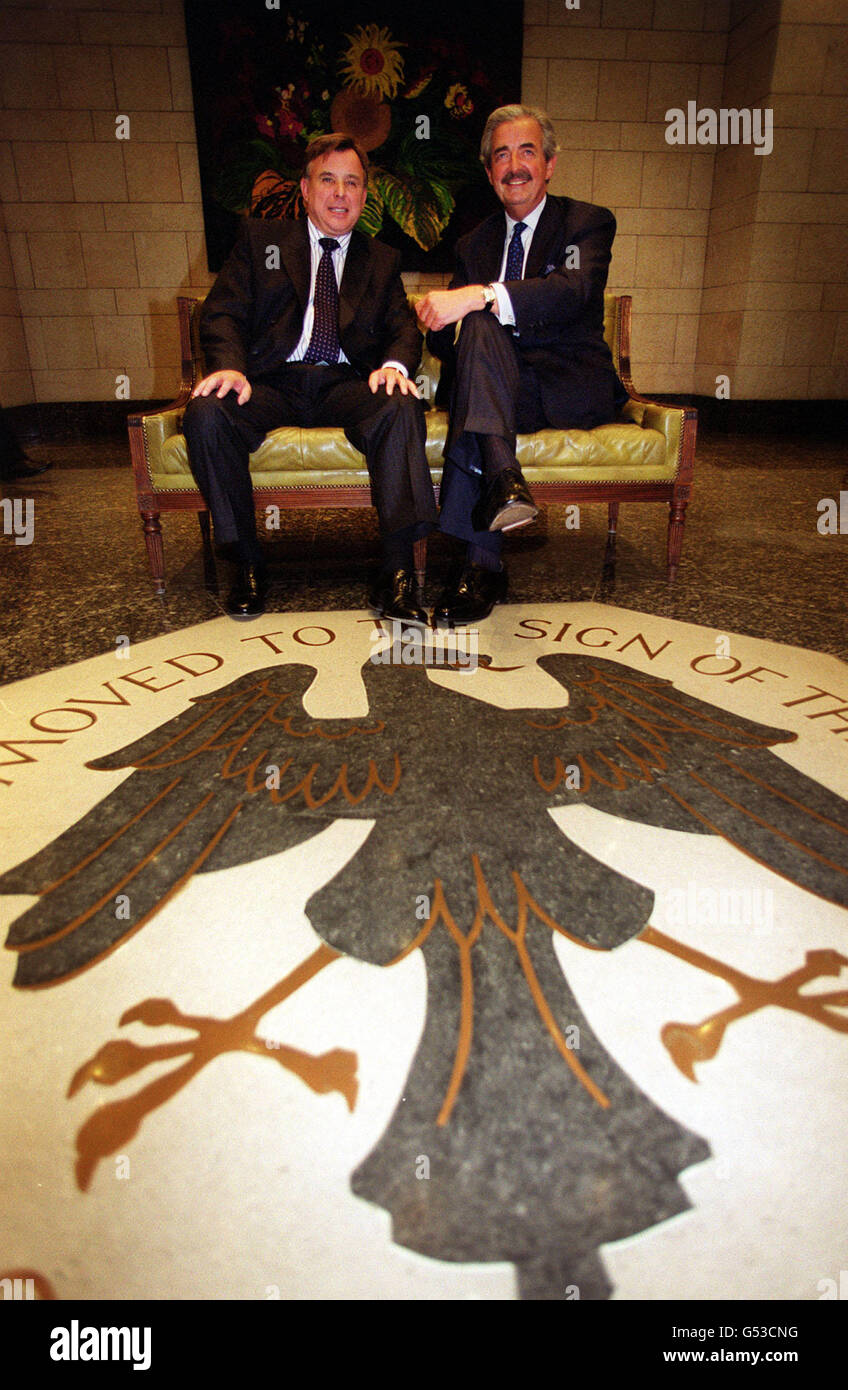 Chief Executive of Woolwich John Stewart (left) and Chief Executive of ...
