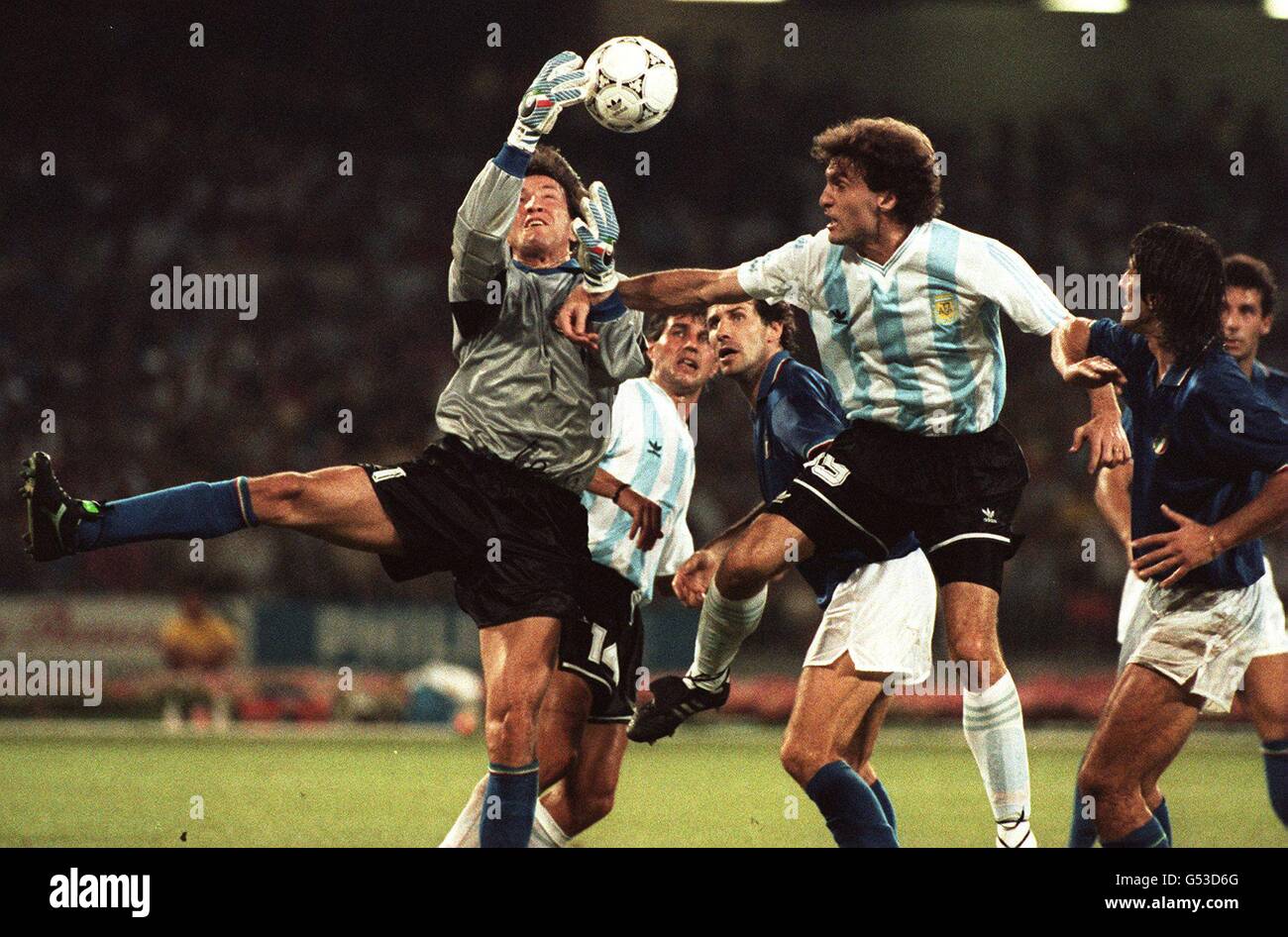 Soccer - FIFA World Cup Italia 90 - Semi Final - Italy v Argentina ...