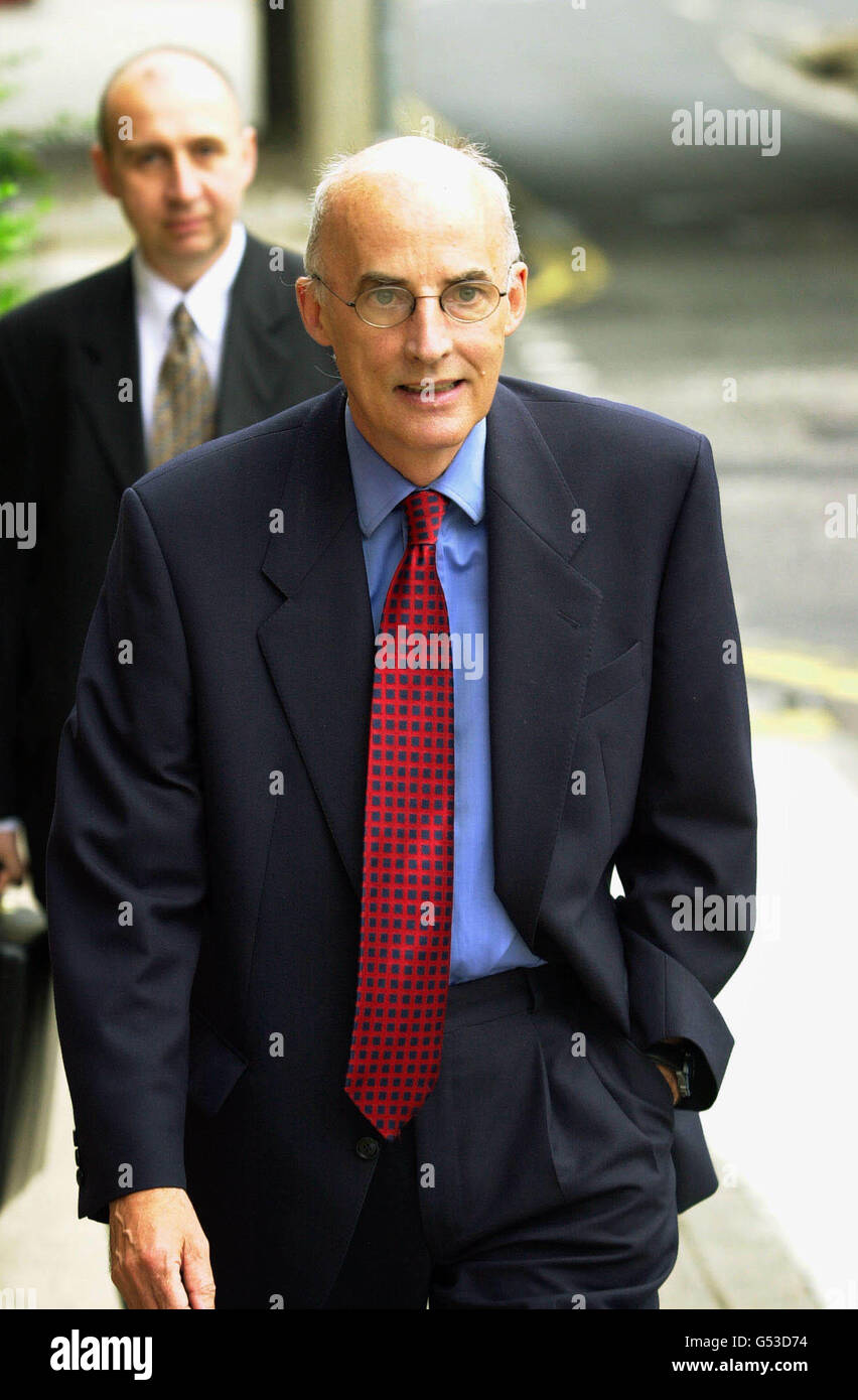 Scottish Education Minister Sam Galbraith arrives at an emergency ...