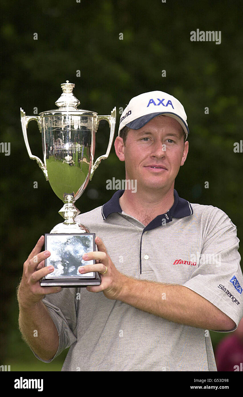 British Masters Golf Gary Orr Stock Photo - Alamy