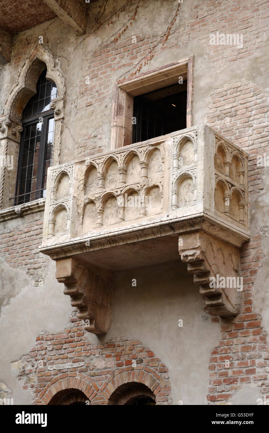 Juliet's balcony, Juliet's parents' house, Romeo and Juliet, a drama by ...