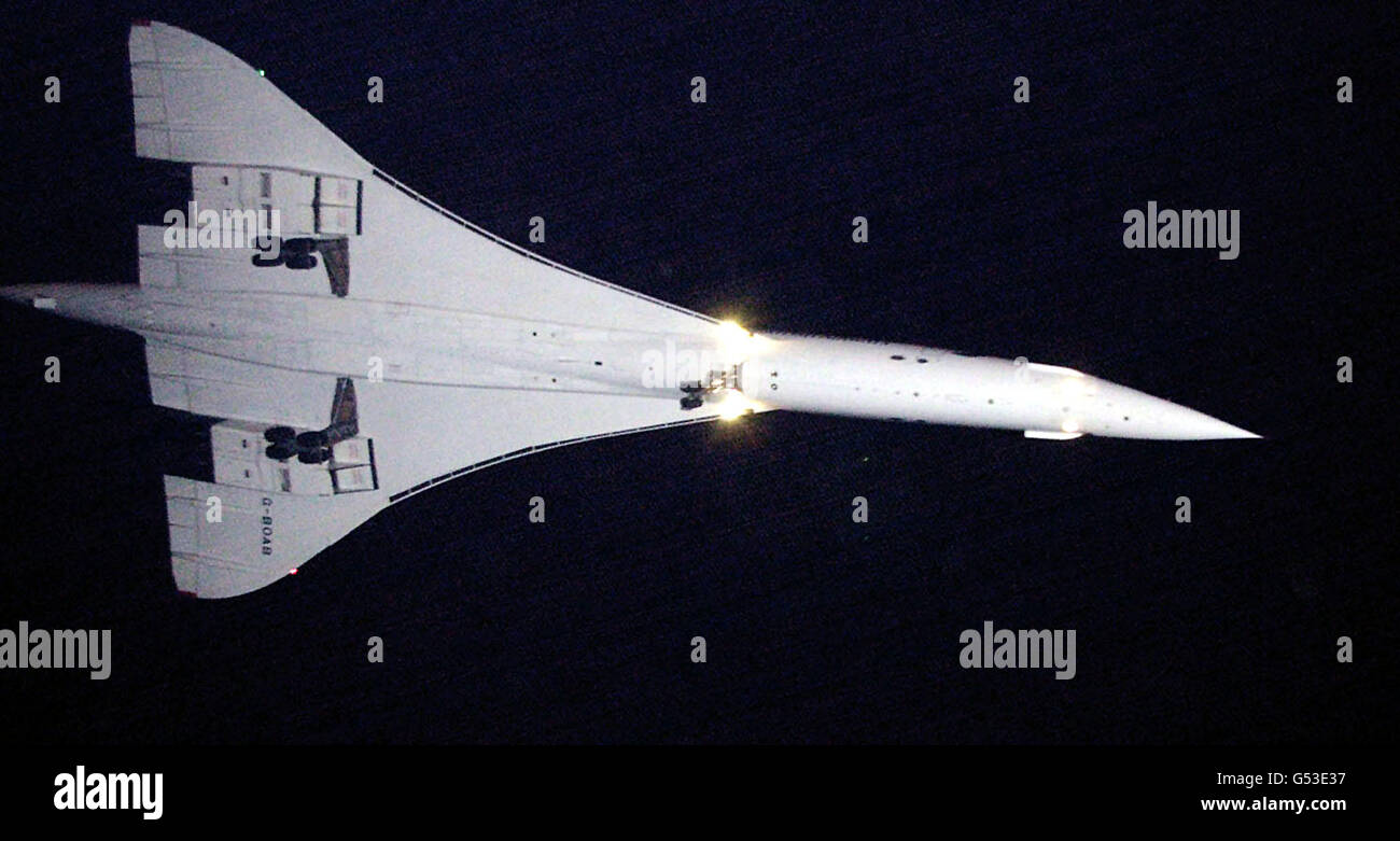 The last British Airways Concorde left in service was flown back to ...