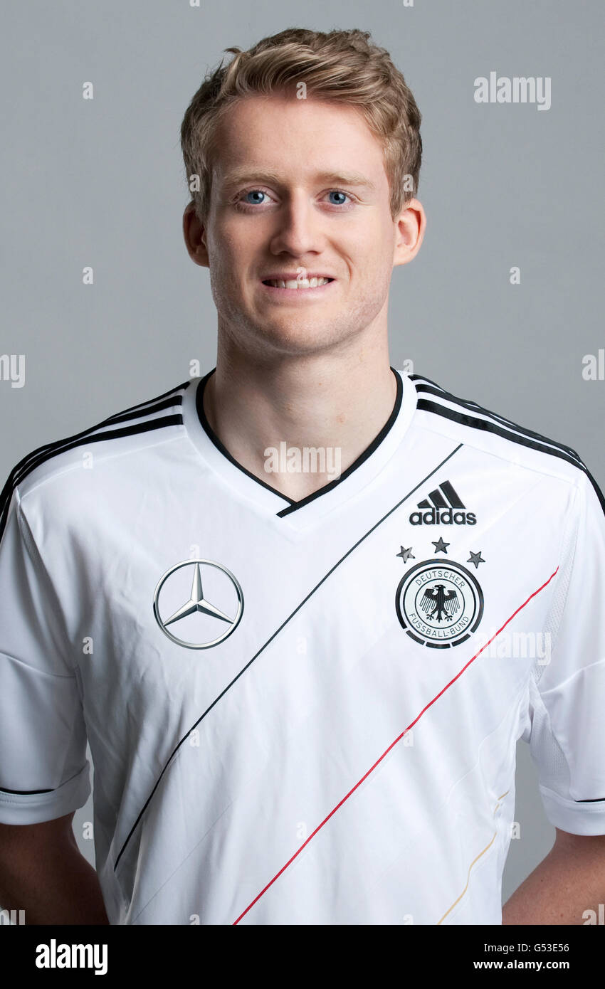 Andre Schuerrle, at the official portrait photo session of the German ...