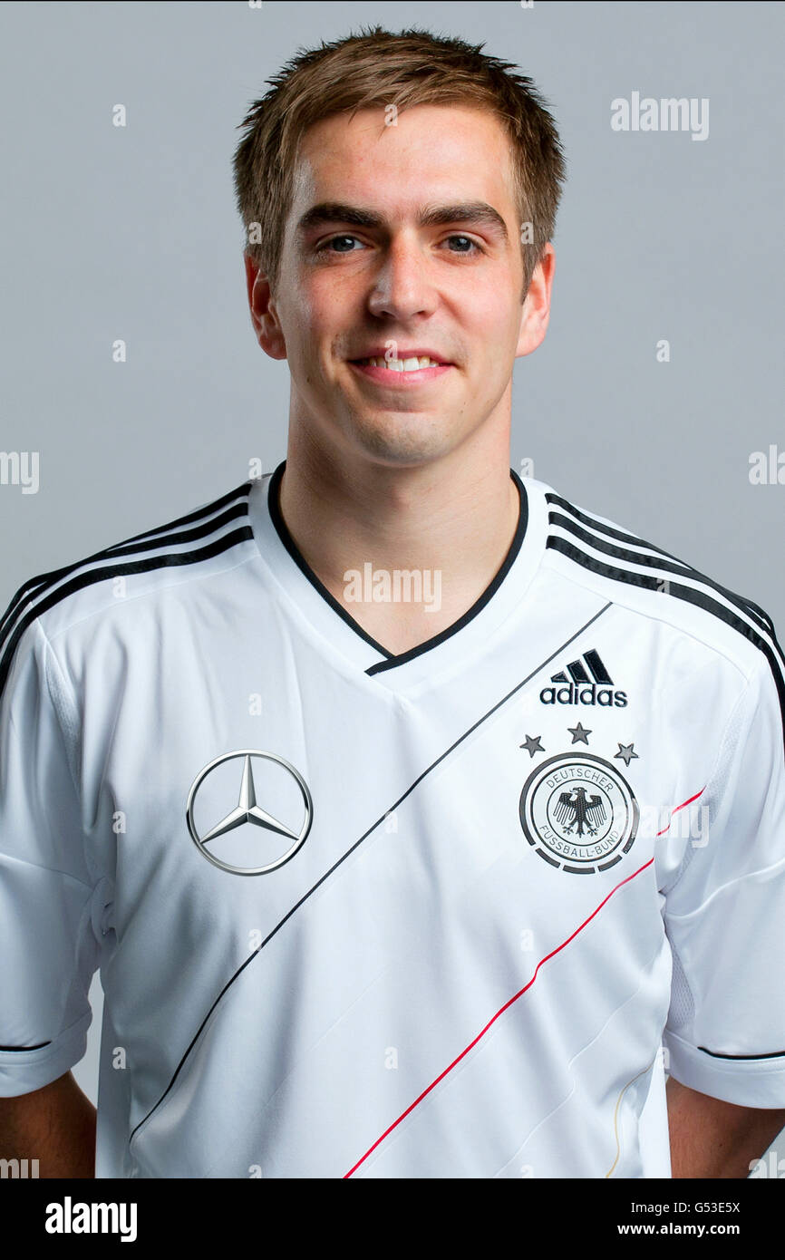 Philip Lahm, at the official portrait photo session of the German men's ...