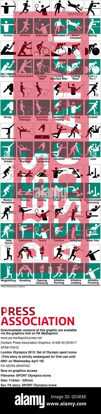 Sport icons hi-res stock photography and images - Alamy