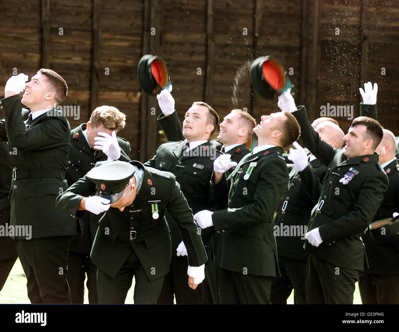 The final squad of Royal Ulster Constabulary recruits pass out at ...