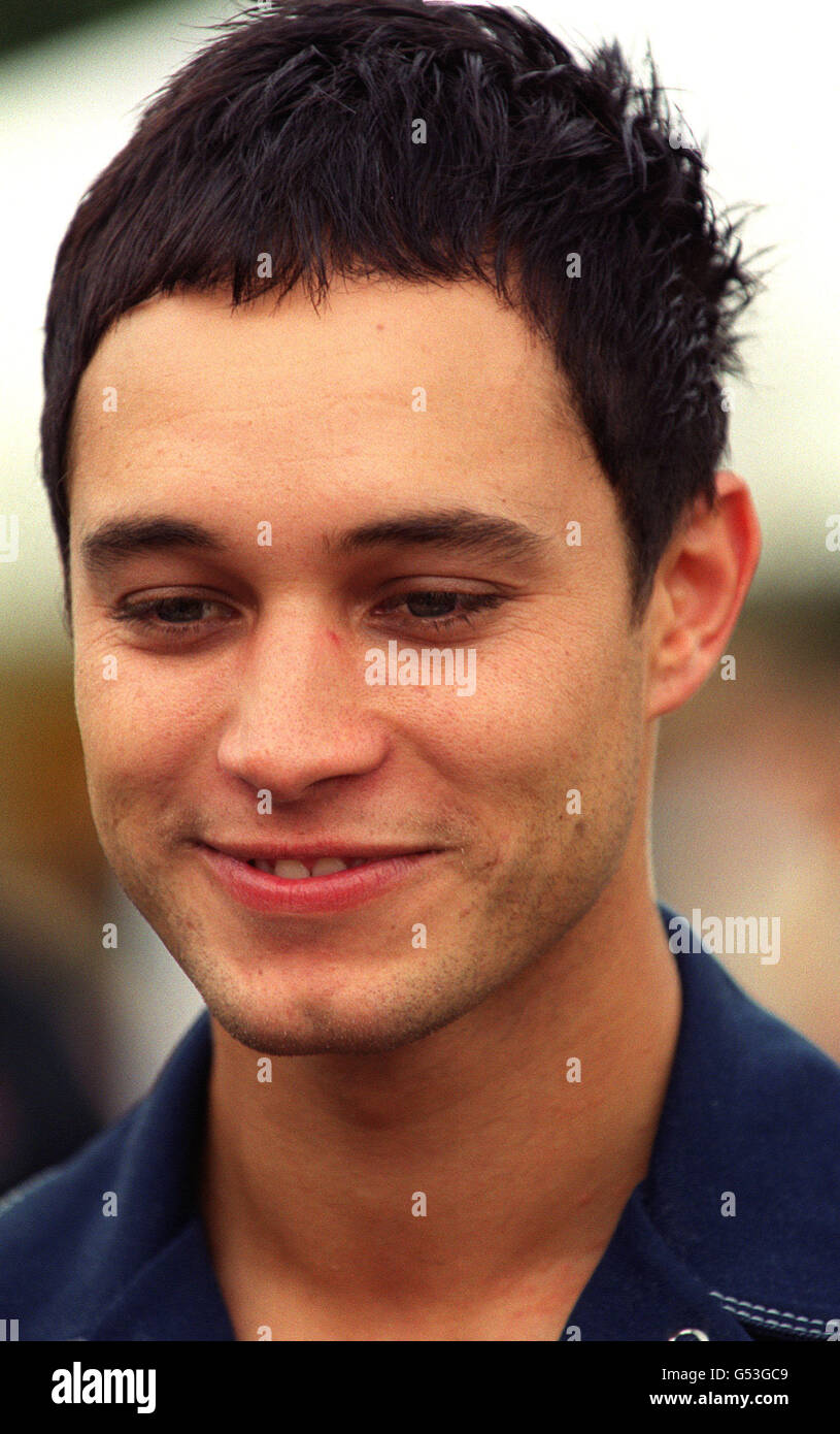 Warren Morris from the boy band Northern Line at the Ball Stars ...