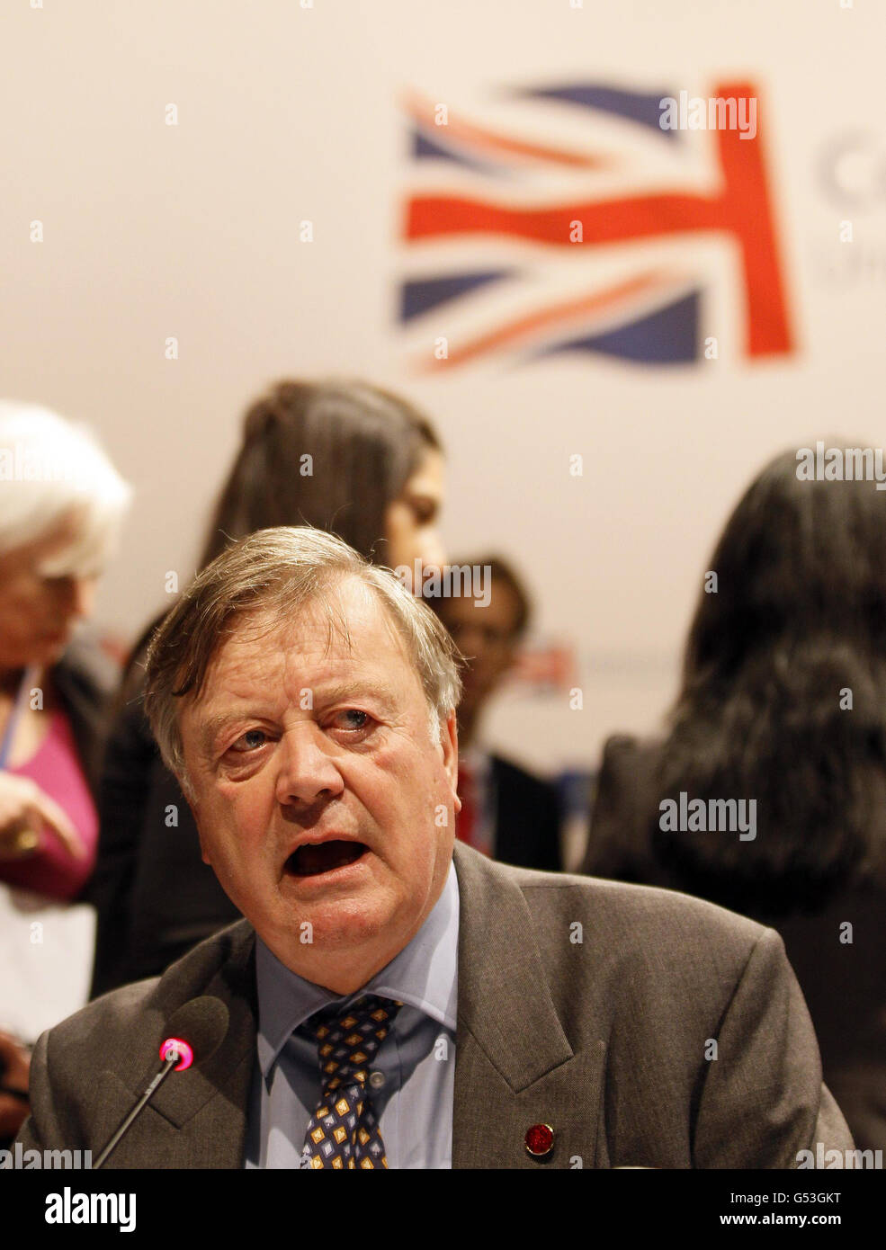 Justice Secretary Ken Clarke during the Council of Europe meeting at ...