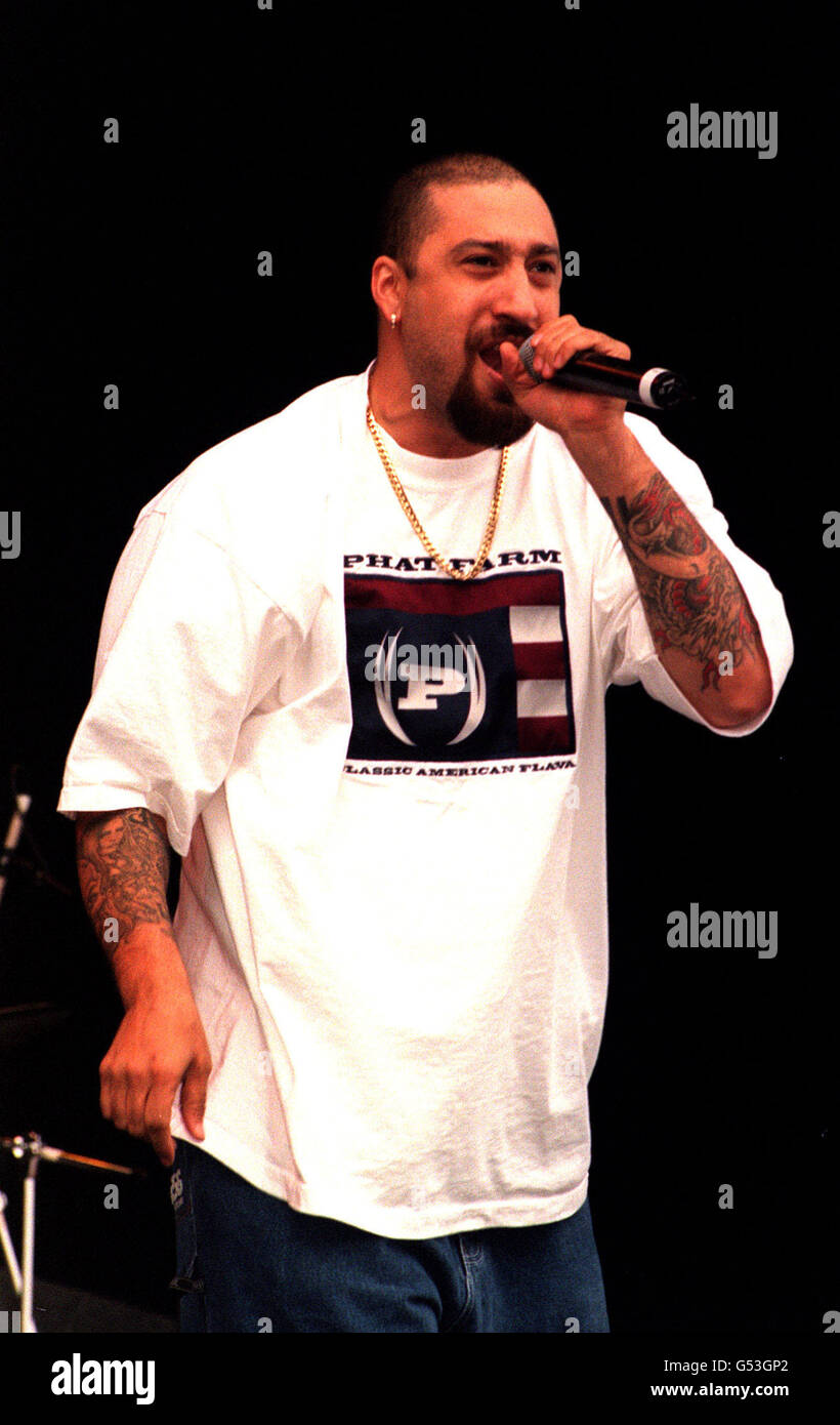 'B-Real' AKA Louis Freese from the American hip hop band Cypress Hill ...