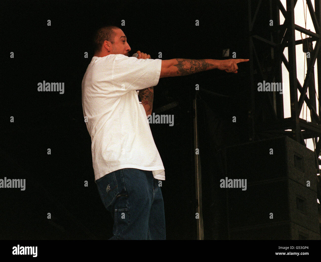 'B-Real' AKA Louis Freese from the American hip hop band Cypress Hill ...