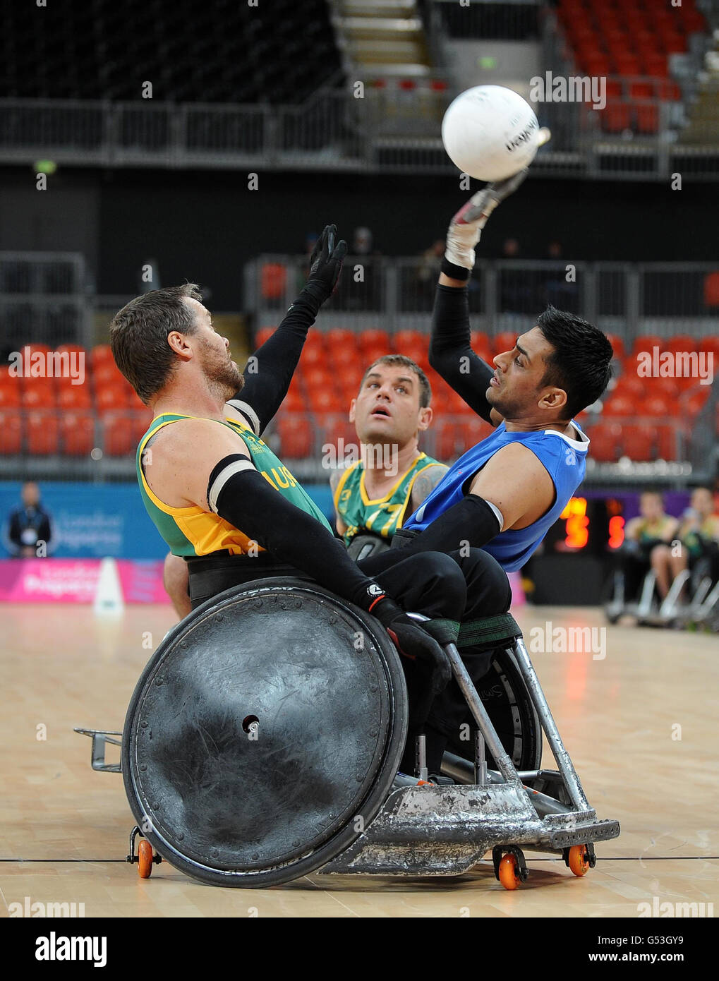 Great Britain's Mandip Sehmi and Australia's Greg Smith (left) during ...