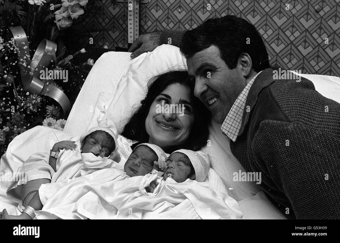 Triplets Black and White Stock Photos & Images - Alamy