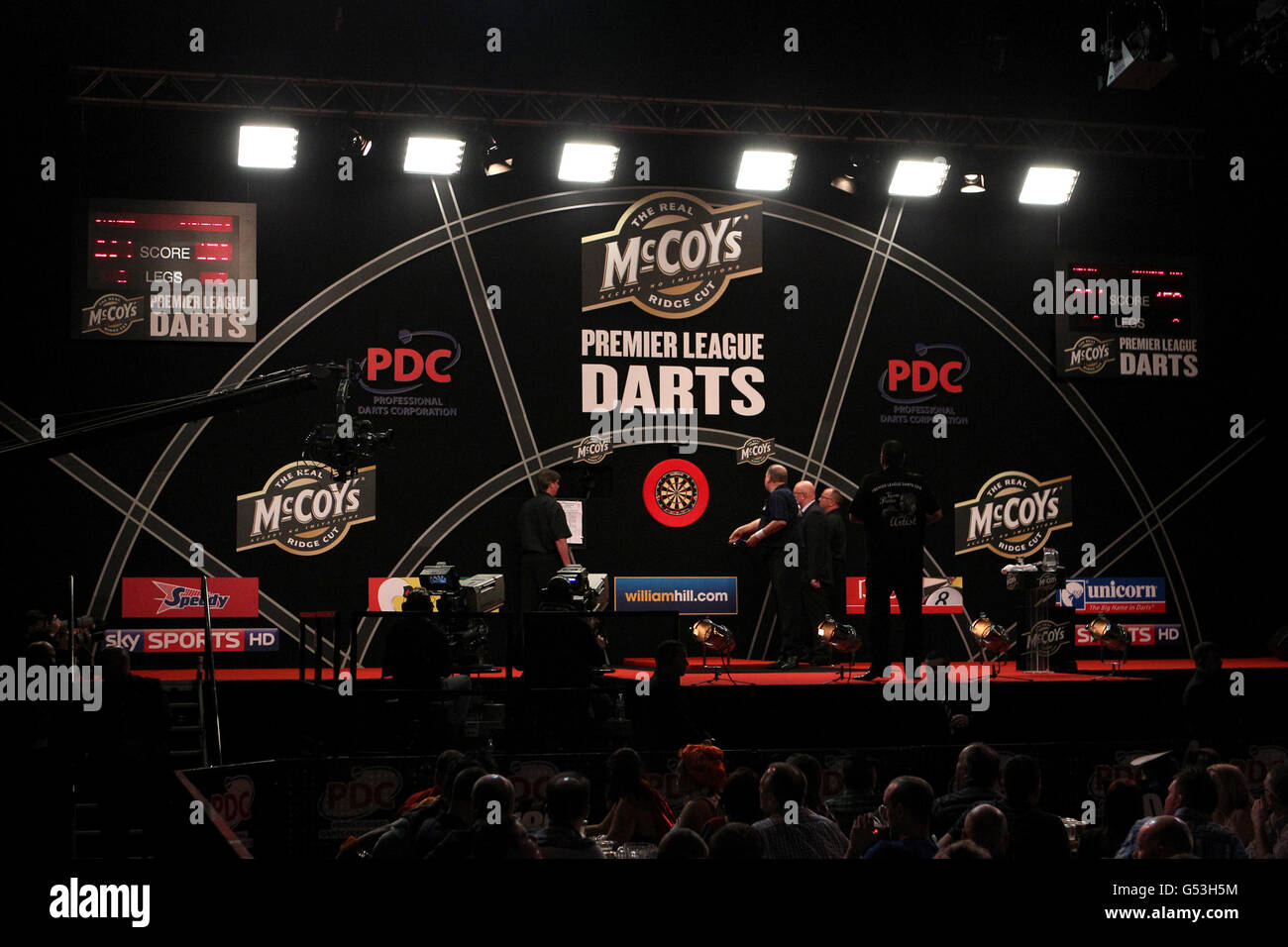 Darts - McCoys Premier League Darts - Capital FM Arena Stock Photo - Alamy