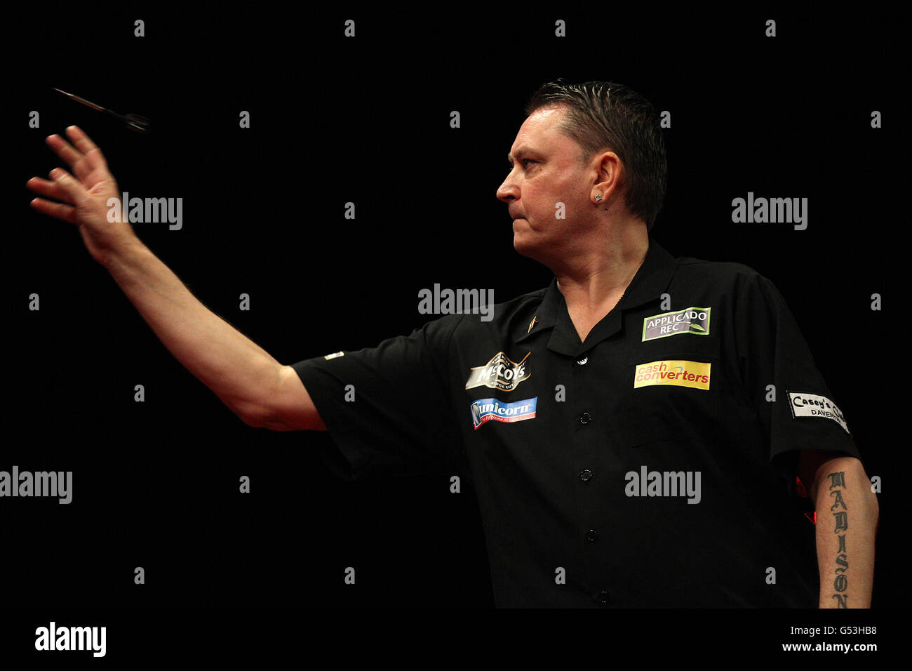 Darts - McCoys Premier League Darts - Motorpoint Arena. Kevin Painter ...