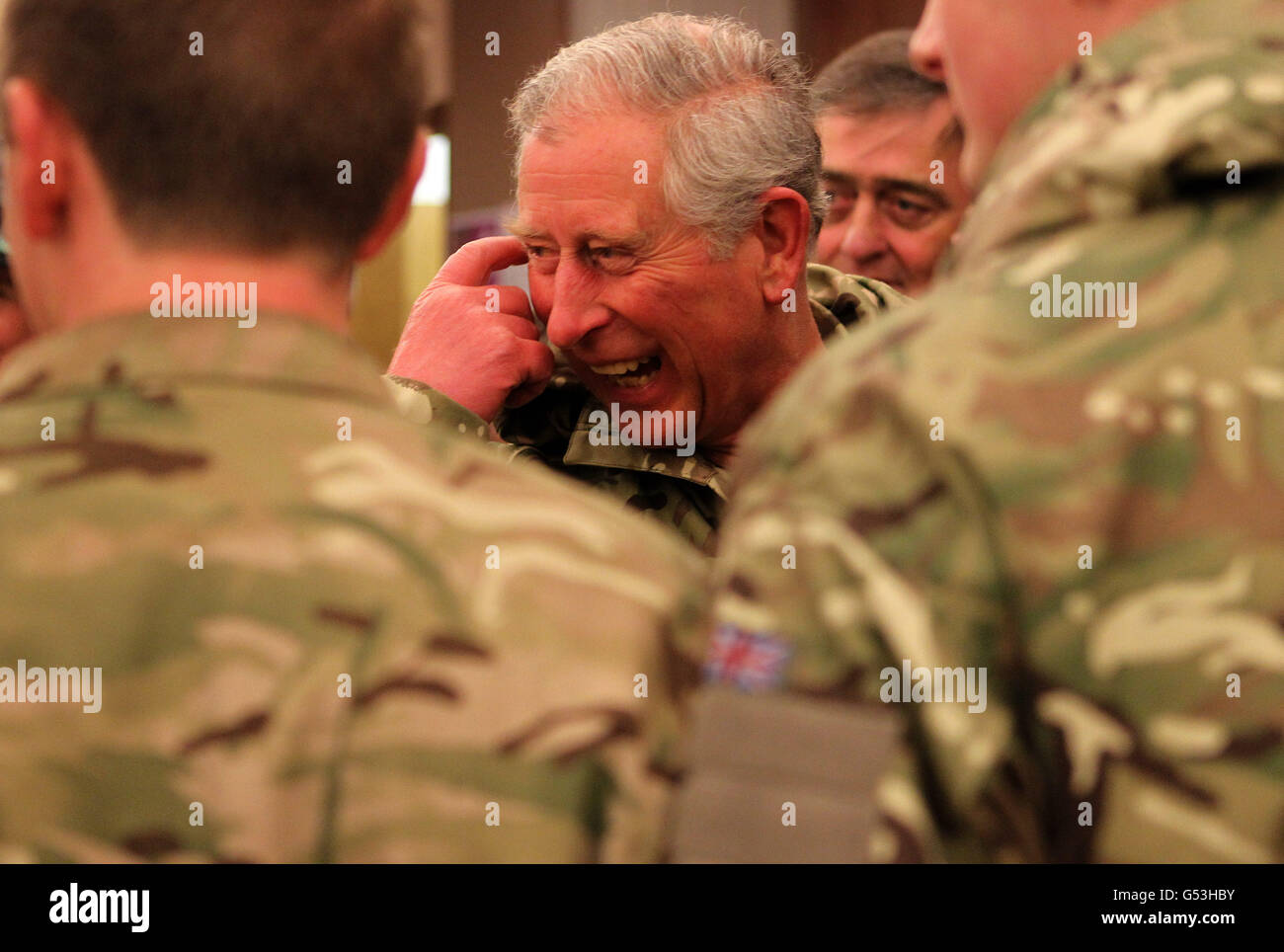 Charles attends Black Watch parade Stock Photo - Alamy