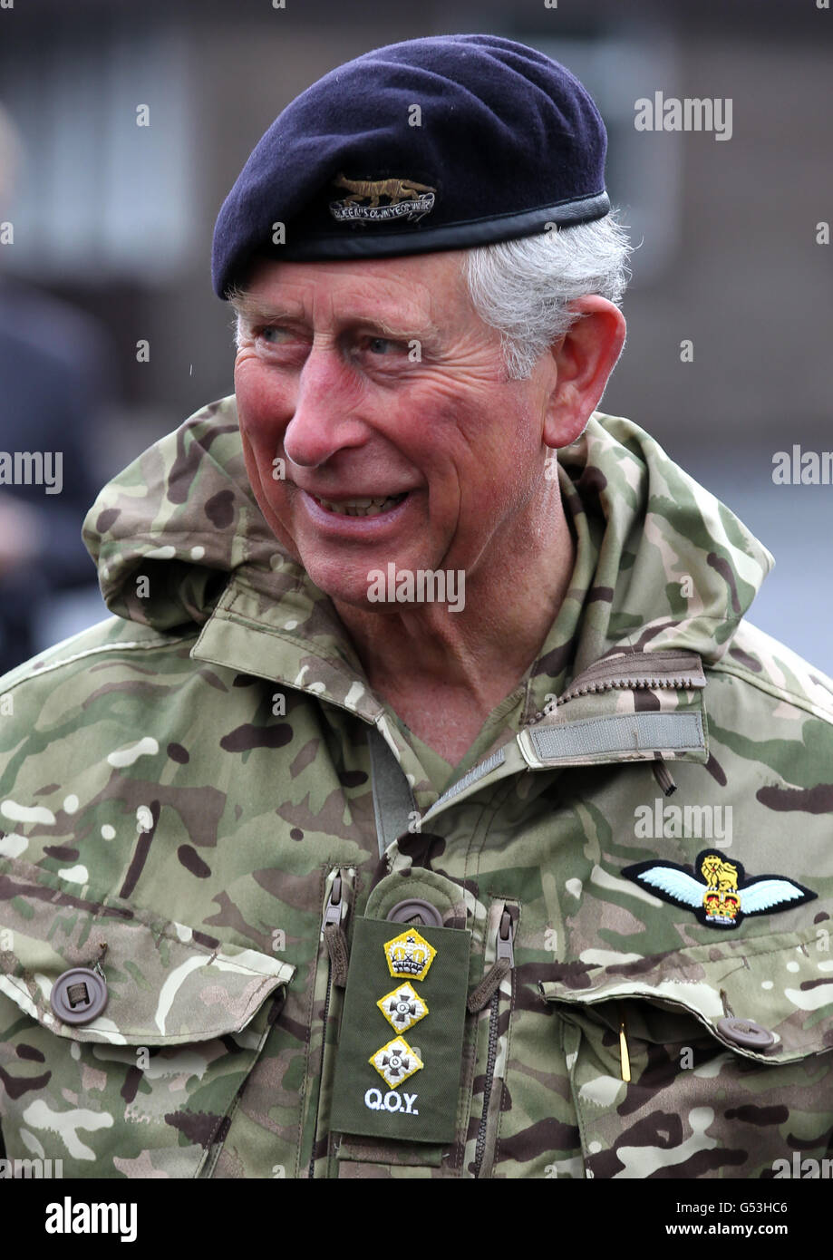 The Duke of Rothesay, who is the Royal Honorary Colonel of the Queens ...