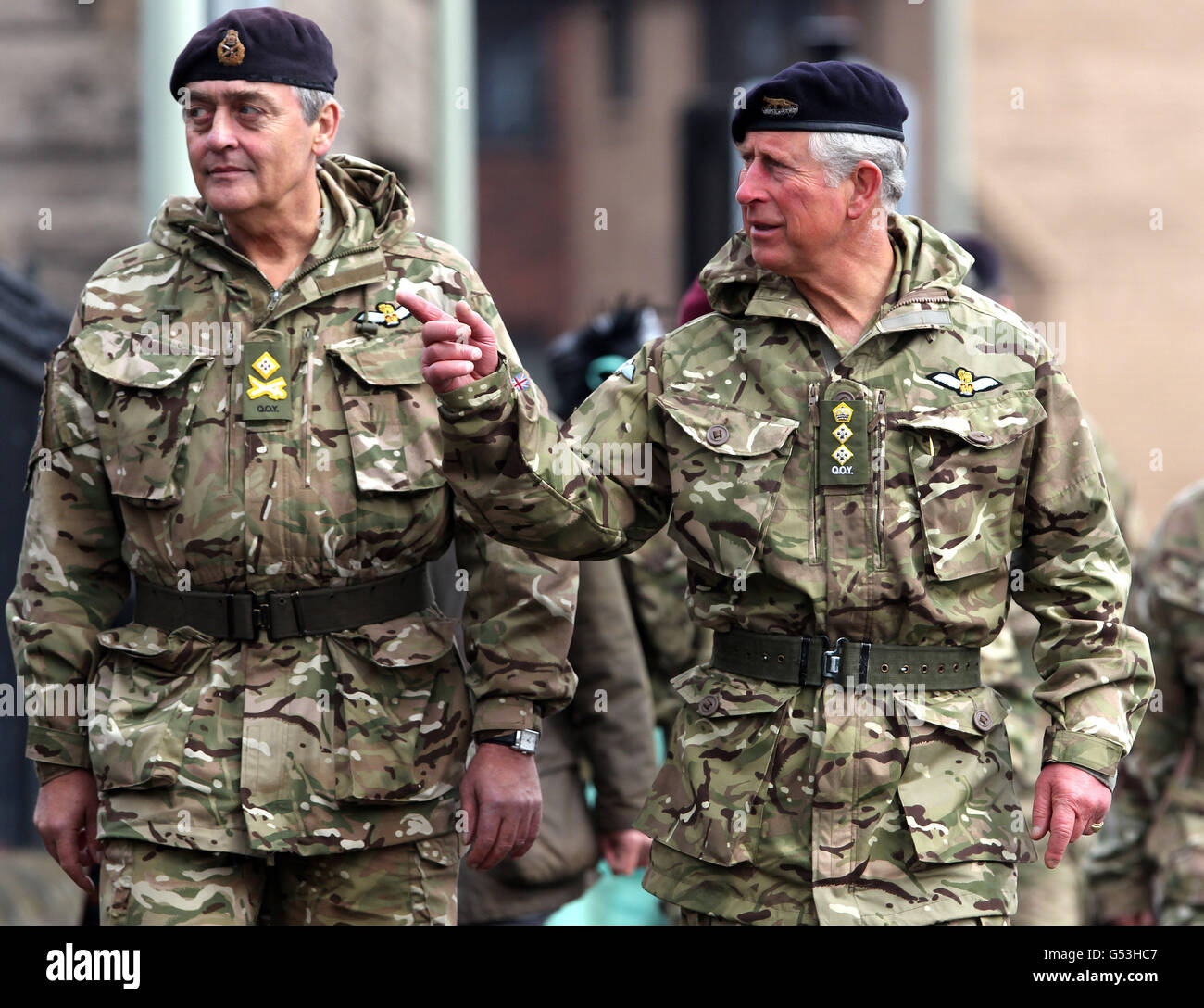 The Duke of Rothesay, who is the Royal Honorary Colonel of the Queens ...