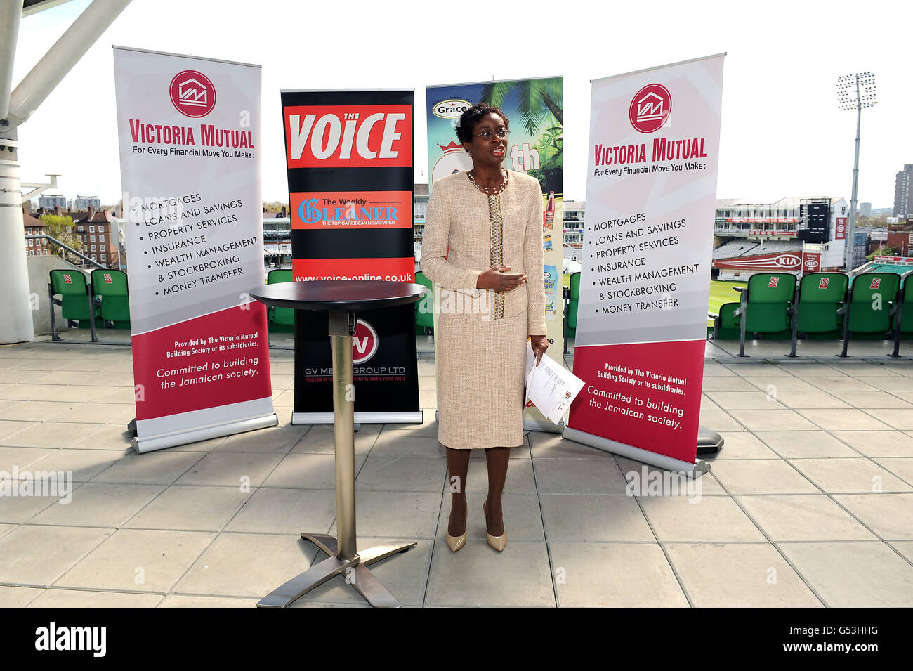Mrs Joan Thomas Edwards (Deputy High Commissioner) launches the Jamaica ...