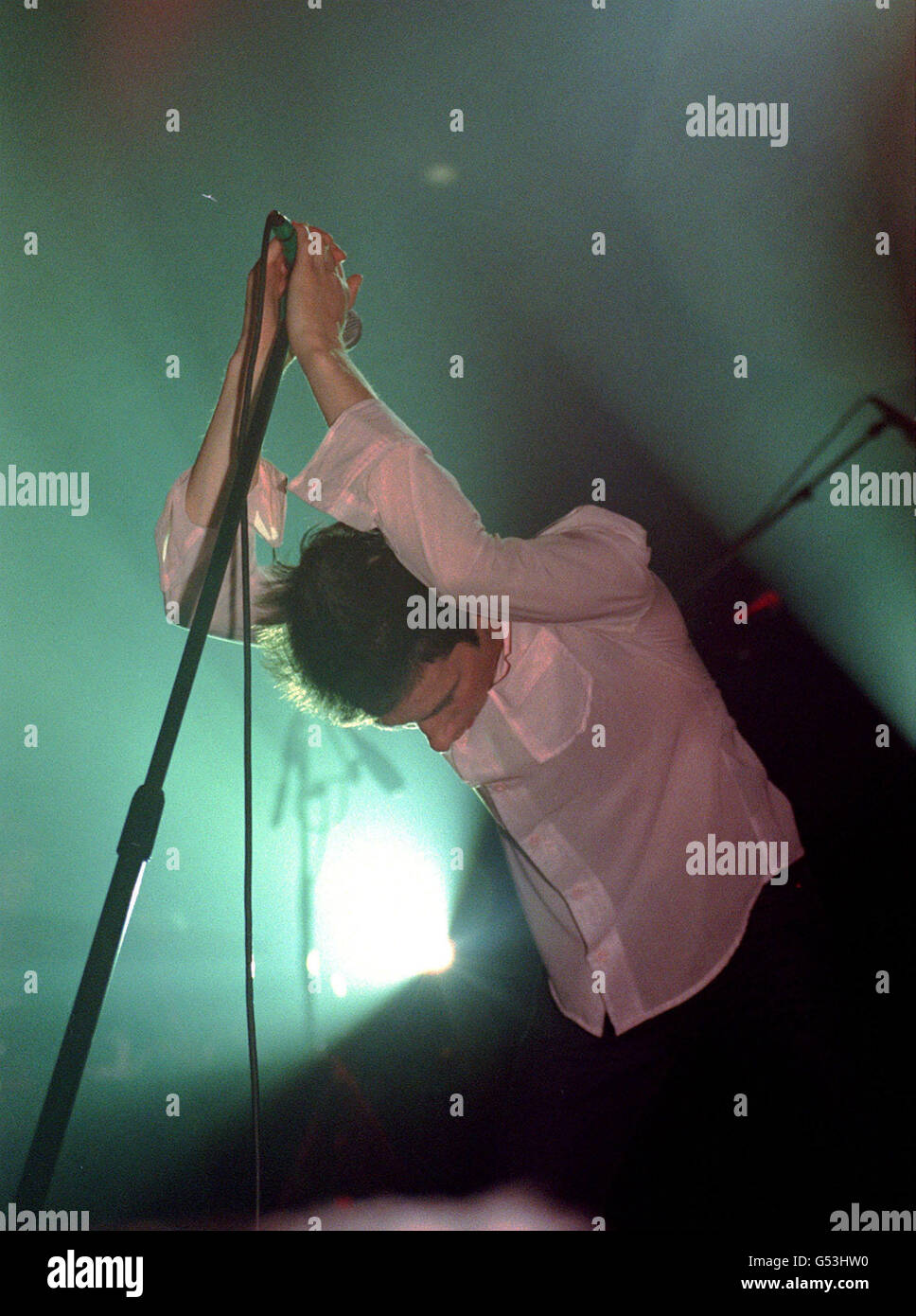 Bobby Gillespie Lead Singer Of Primal Scream High Resolution Stock ...