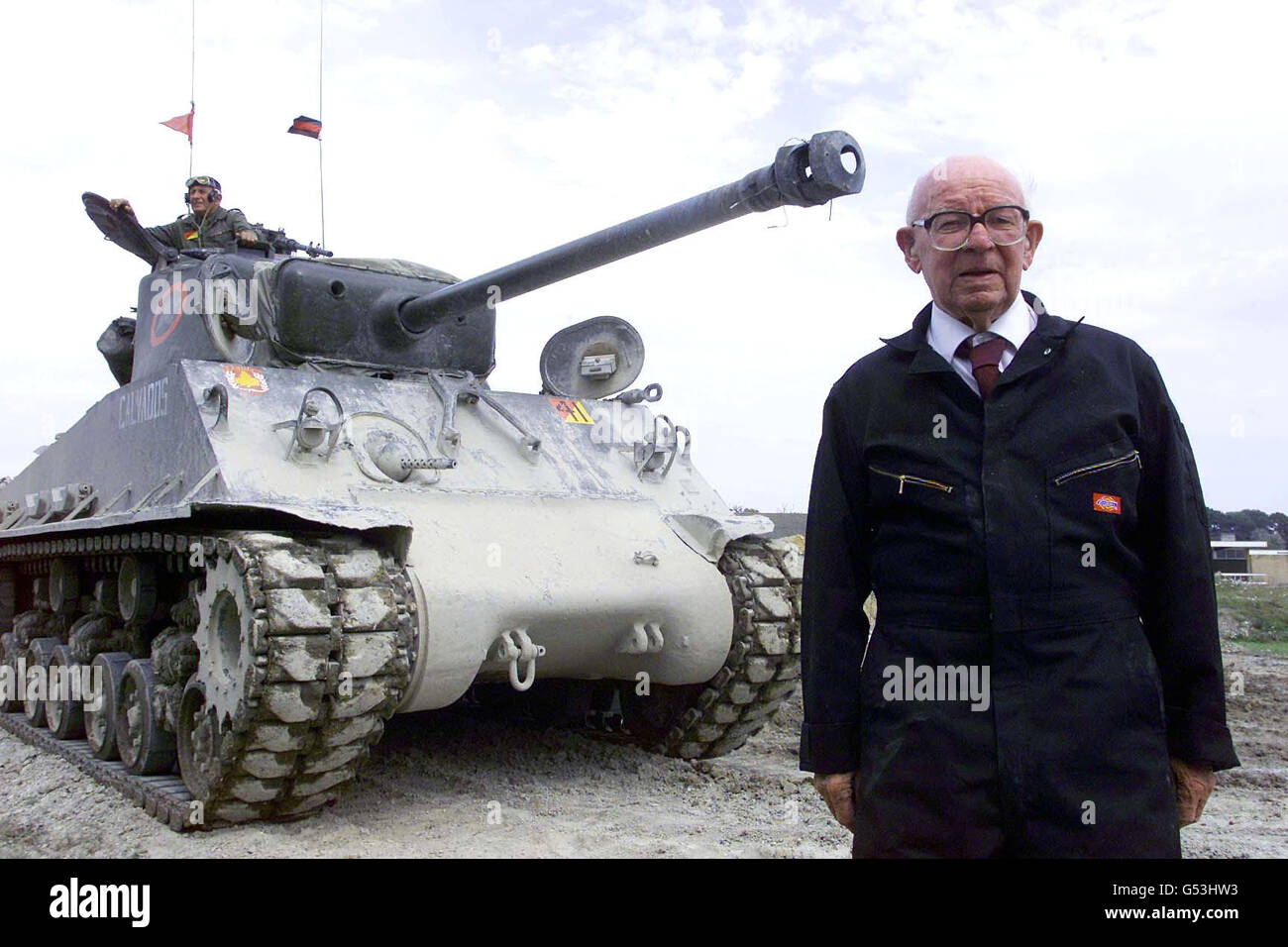 86 year old tank driver Goddard Stock Photo - Alamy