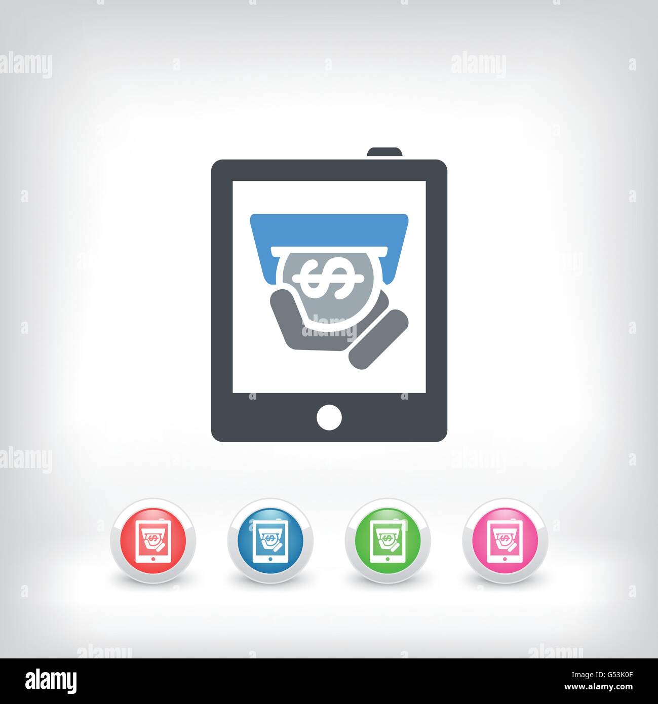 Tablet store icon Stock Vector Image & Art - Alamy