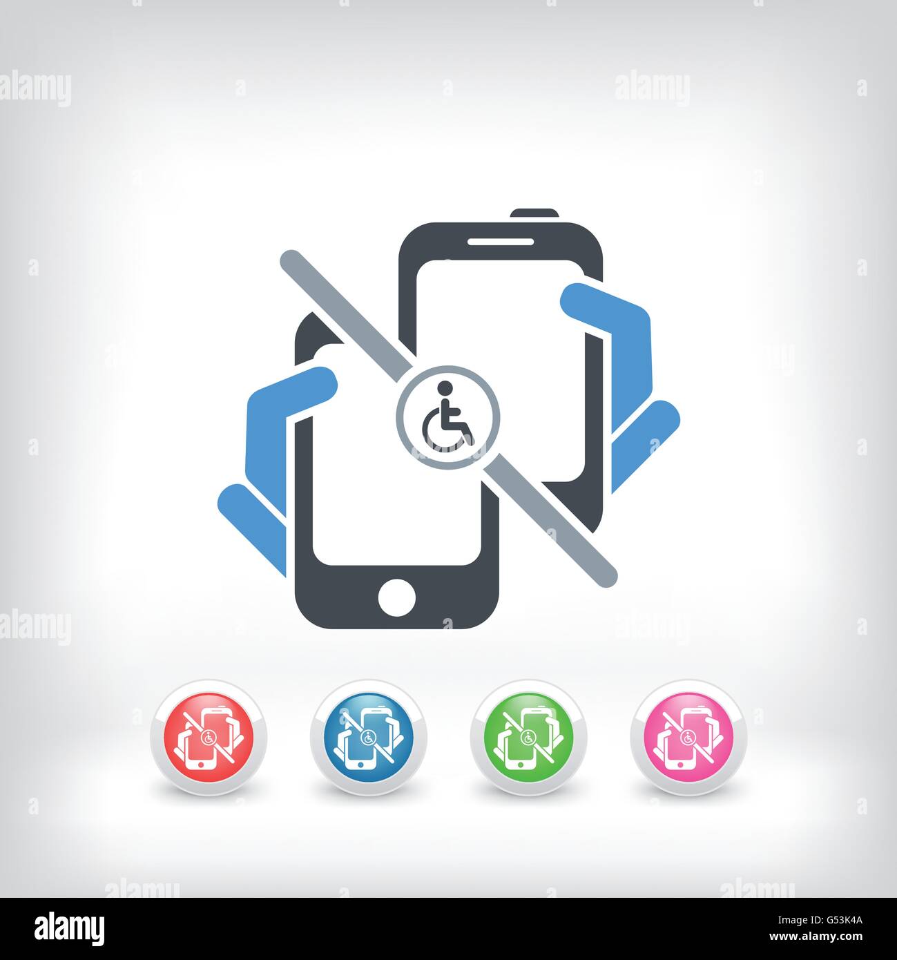 Disabled people connection Stock Vector Image & Art - Alamy