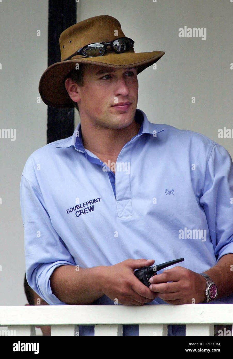 Peter Phillips who spent the weekend with his girlfriend Elizabeth ...