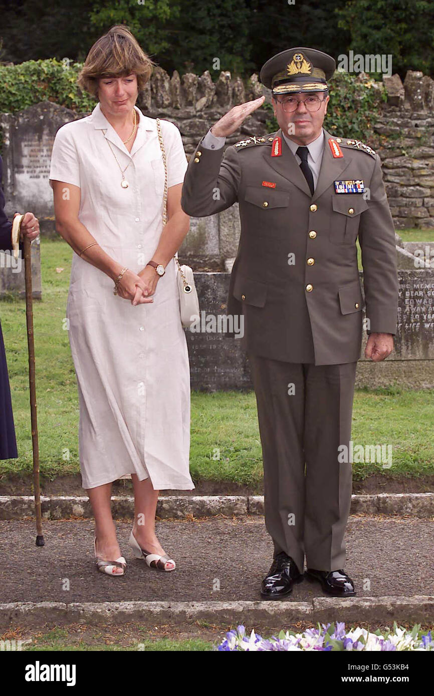 The widow of brigadier stephen saunders hi-res stock photography and ...