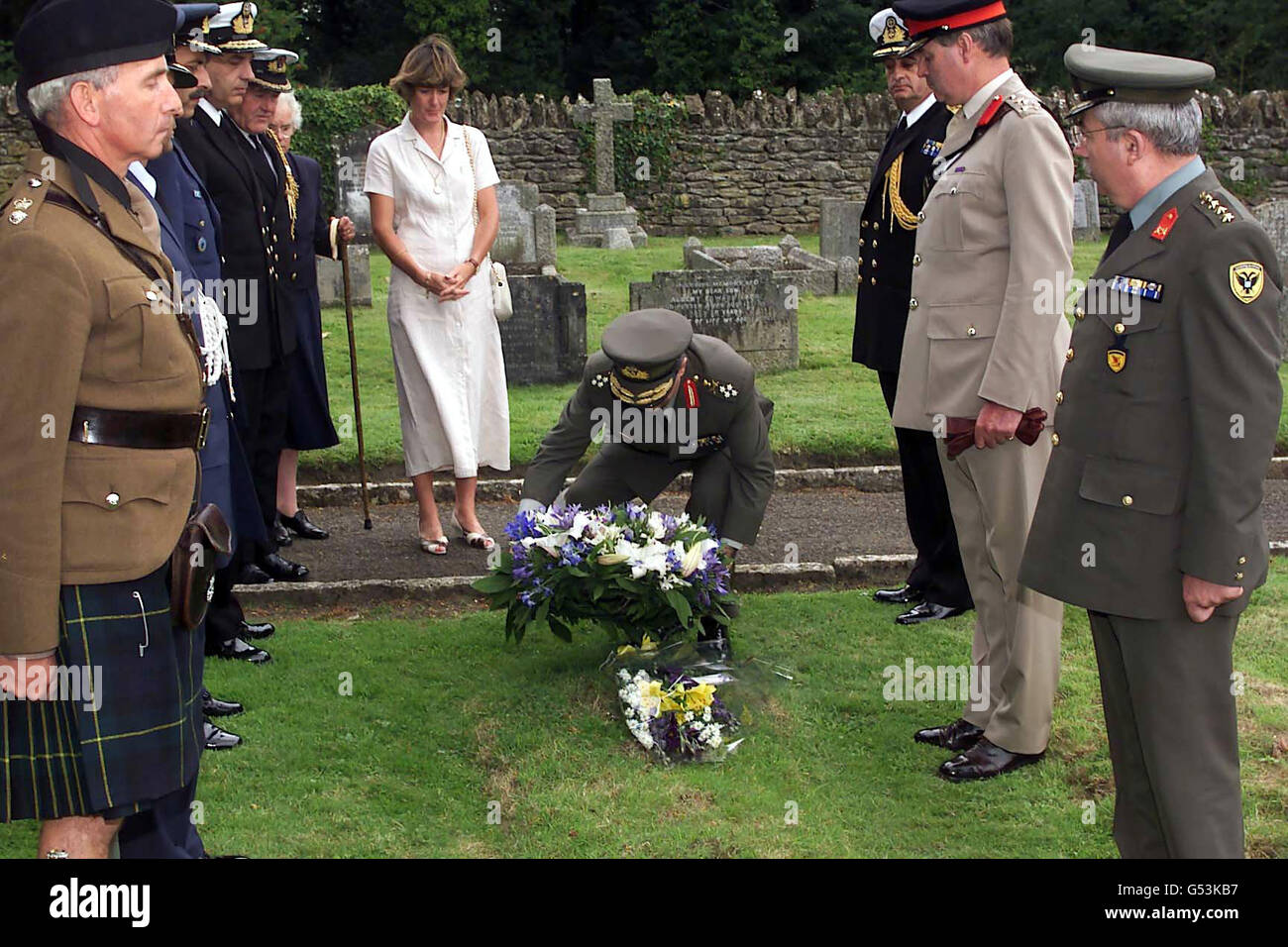 Ceremony Brigadier Saunders Stock Photo - Alamy