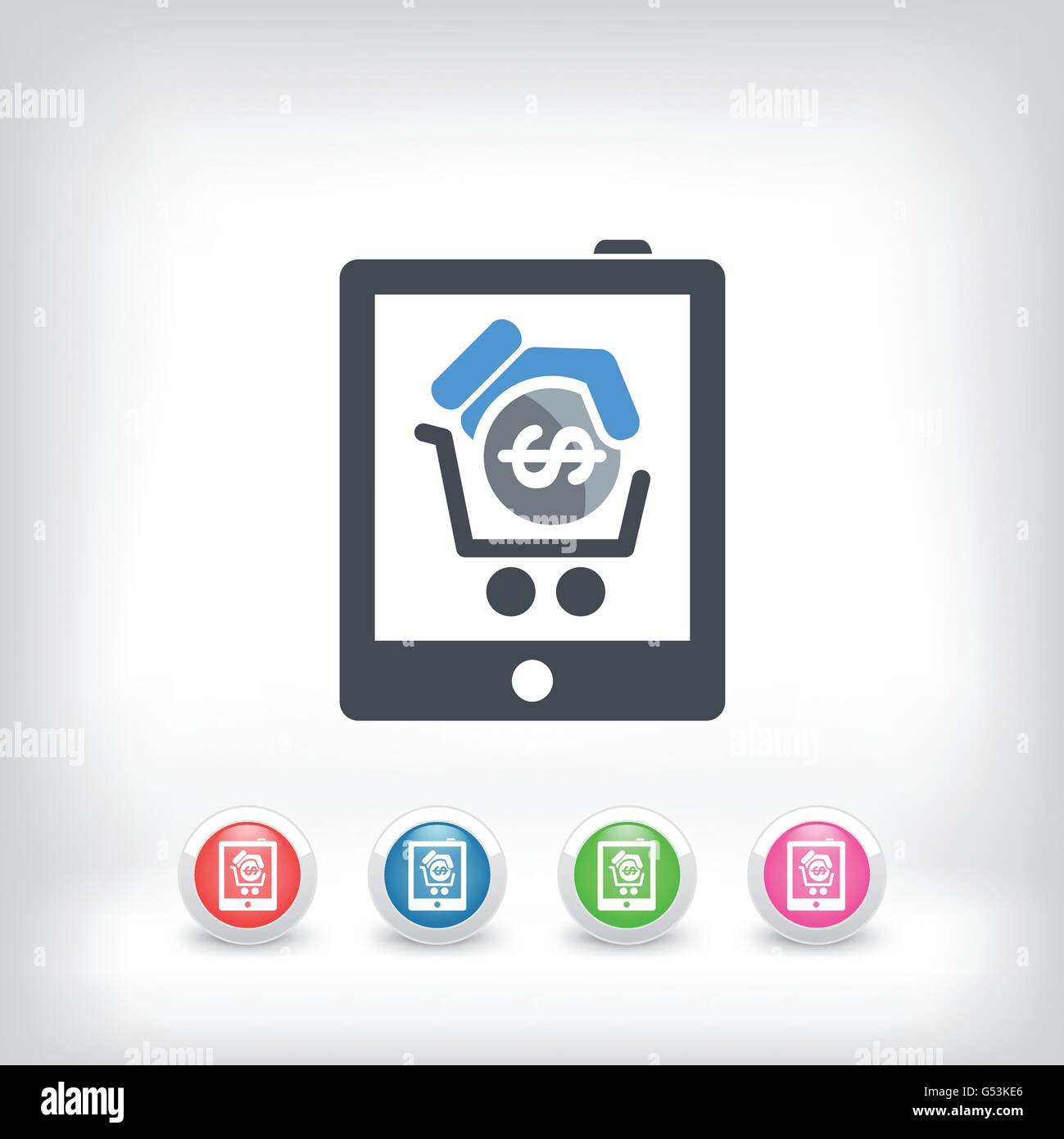 Tablet store icon Stock Vector Image & Art - Alamy