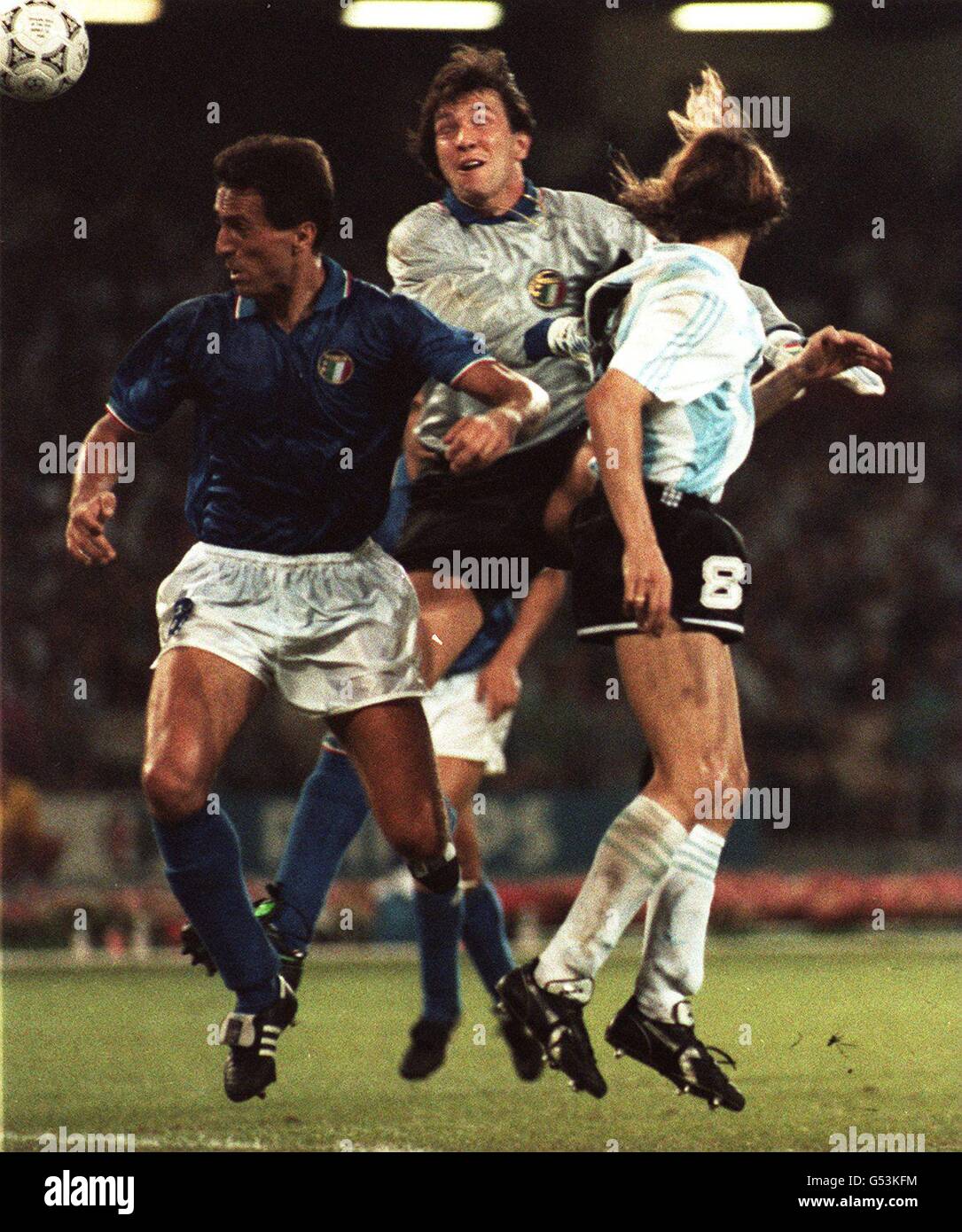 Soccer - FIFA World Cup Italia 90 - Semi Final - Italy v Argentina ...