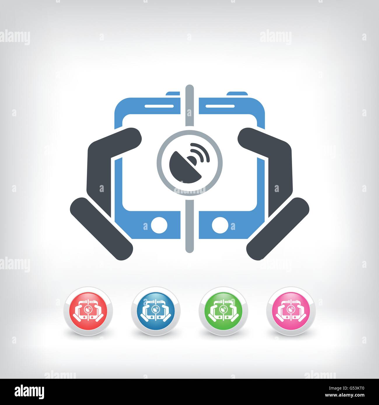 Mobile connection icon Stock Vector Image & Art - Alamy