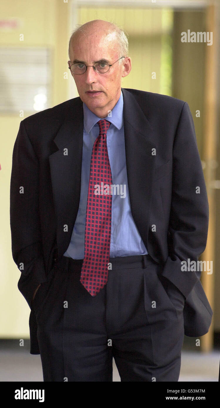 Education Minister Sam Galbraith before he met staff at the Scottish ...