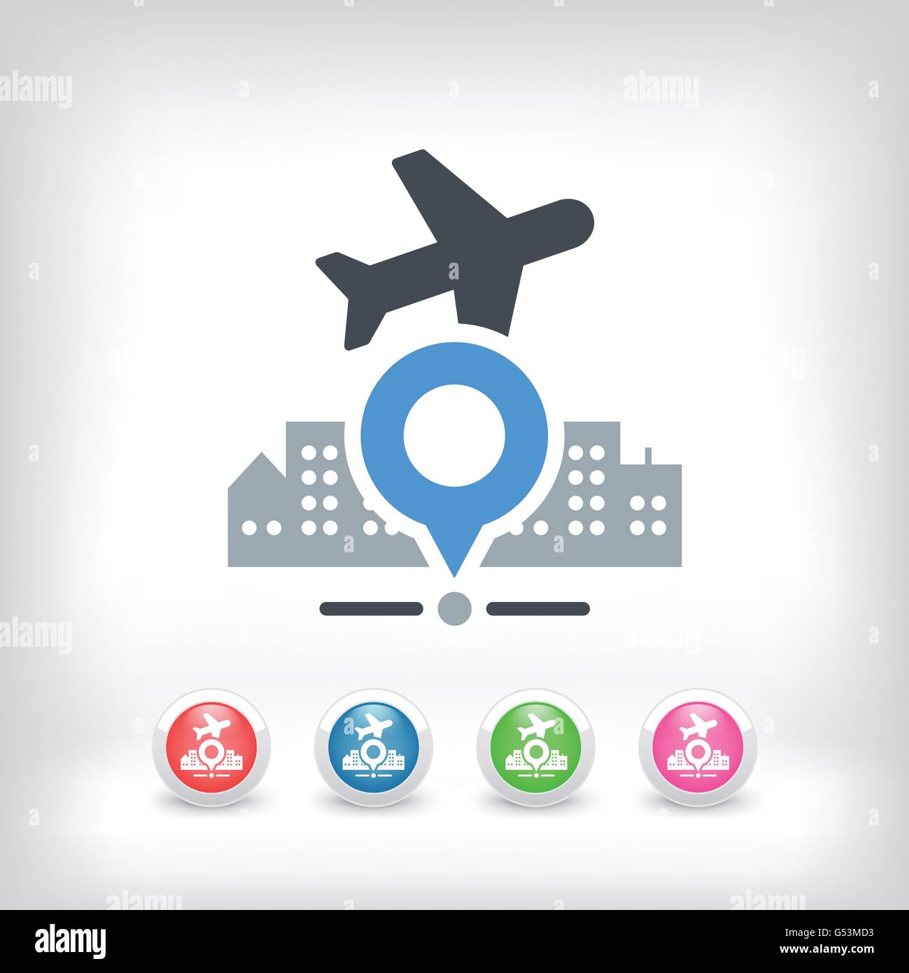 Travel point map Stock Vector Image & Art - Alamy
