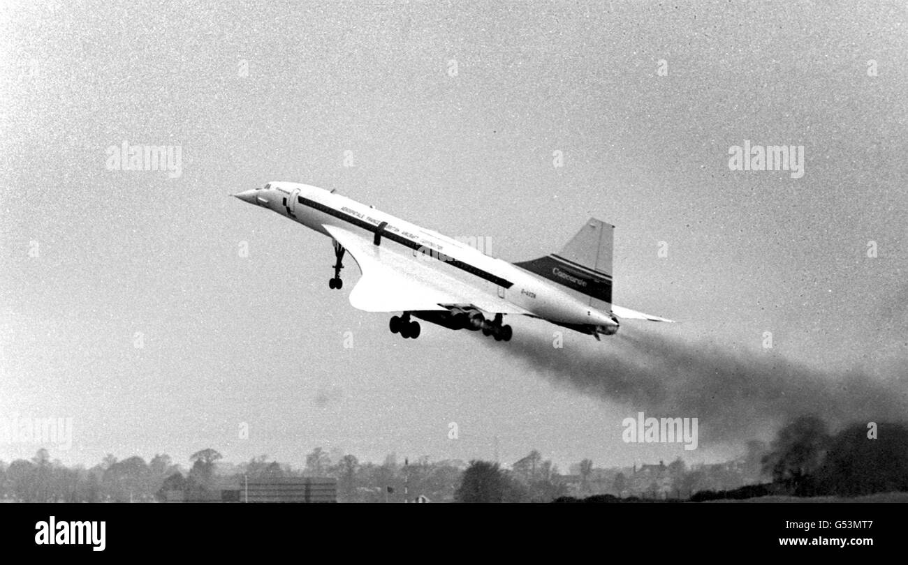 Filton concorde Black and White Stock Photos & Images - Alamy