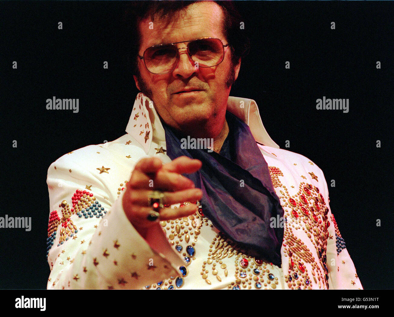 Elvis Glasses With Sideburns