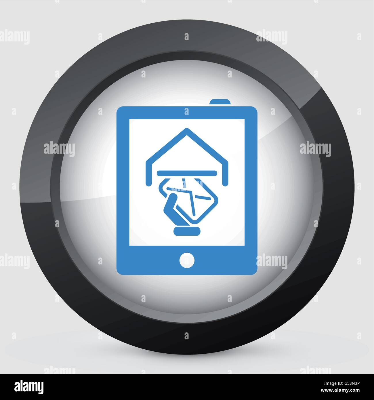 Tablet mail icon Stock Vector Image & Art - Alamy