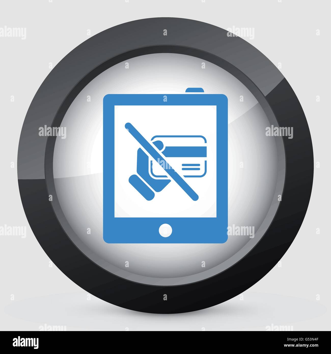 Forbidden credit card Stock Vector Image & Art - Alamy