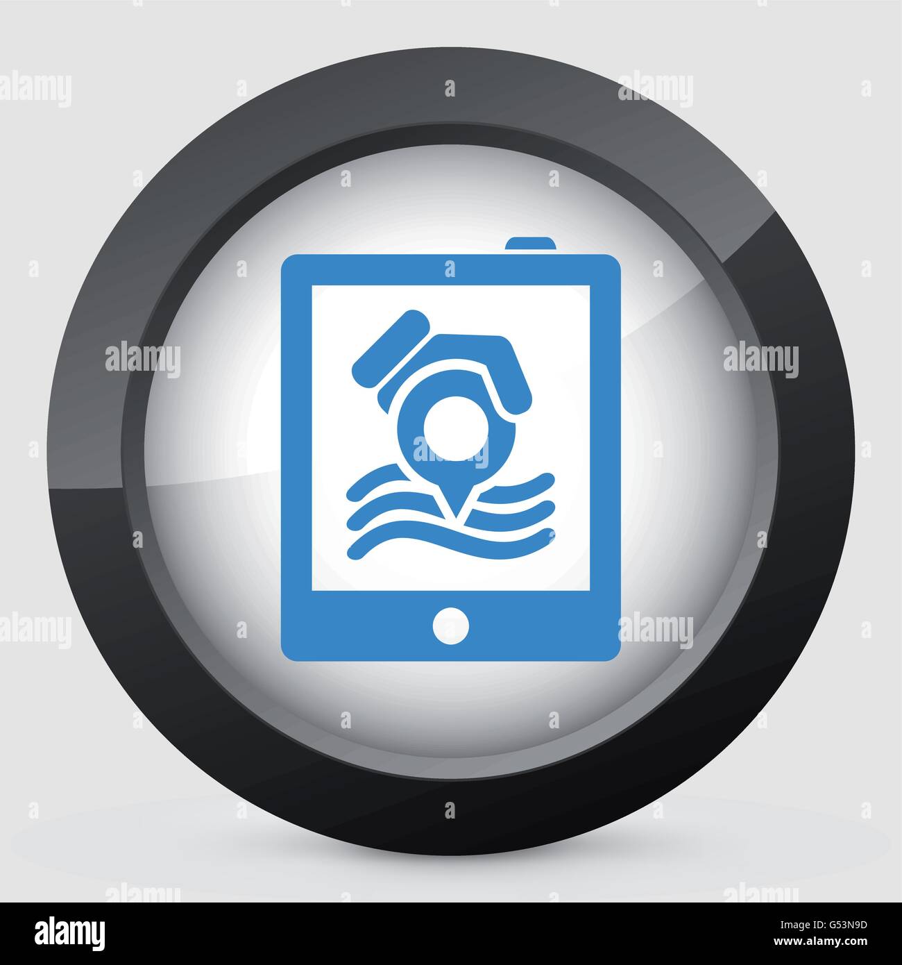 Sea map pointer Stock Vector Image & Art - Alamy