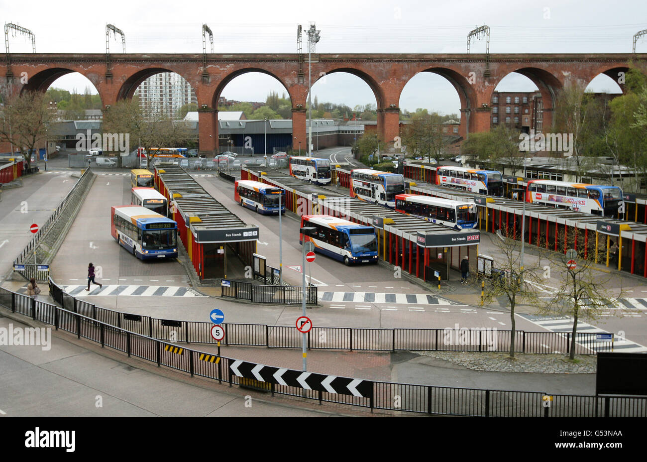 Stagecoach buses in stockport bus station hi-res stock photography and ...