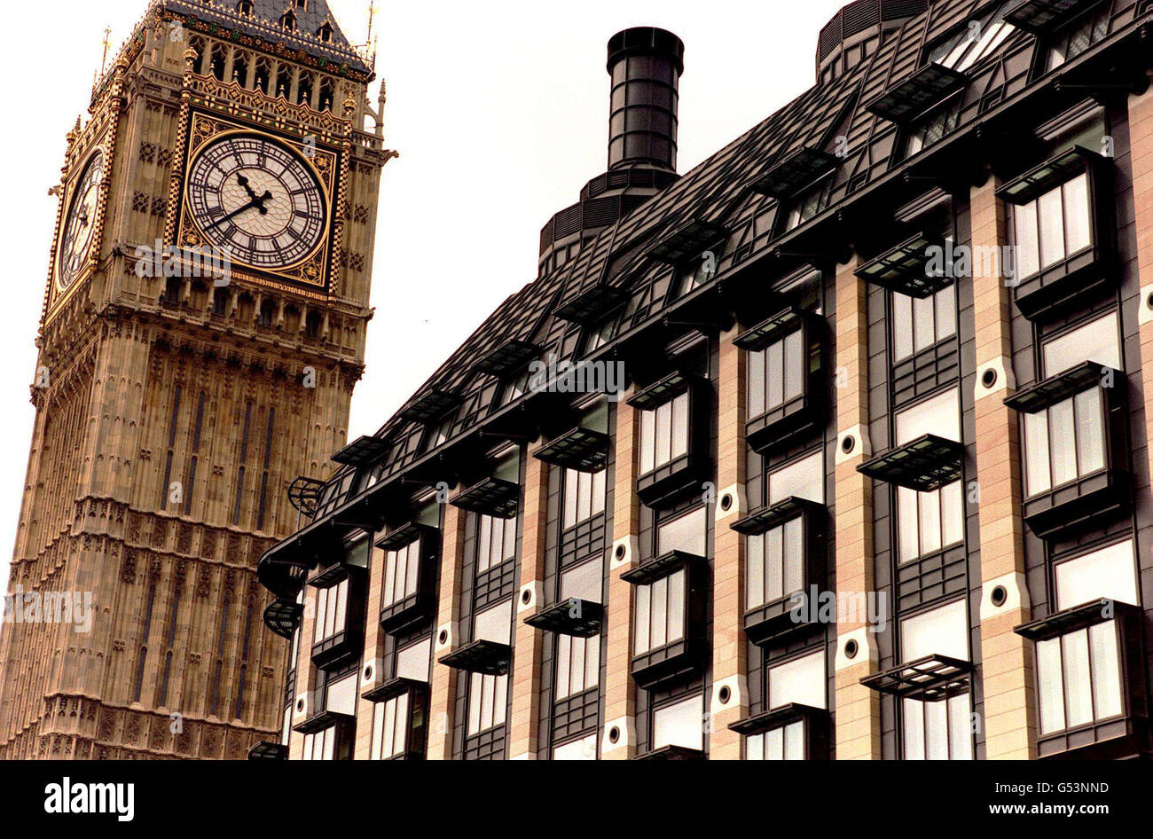 A view of Portcullis House in Westminster, central London, the new ...