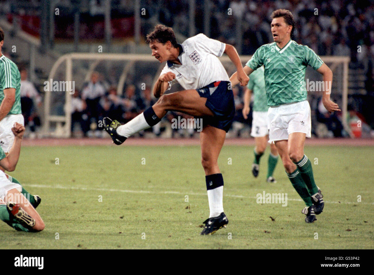 Soccer - World Cup Italia 90 - Semi Final - West Germany v England ...