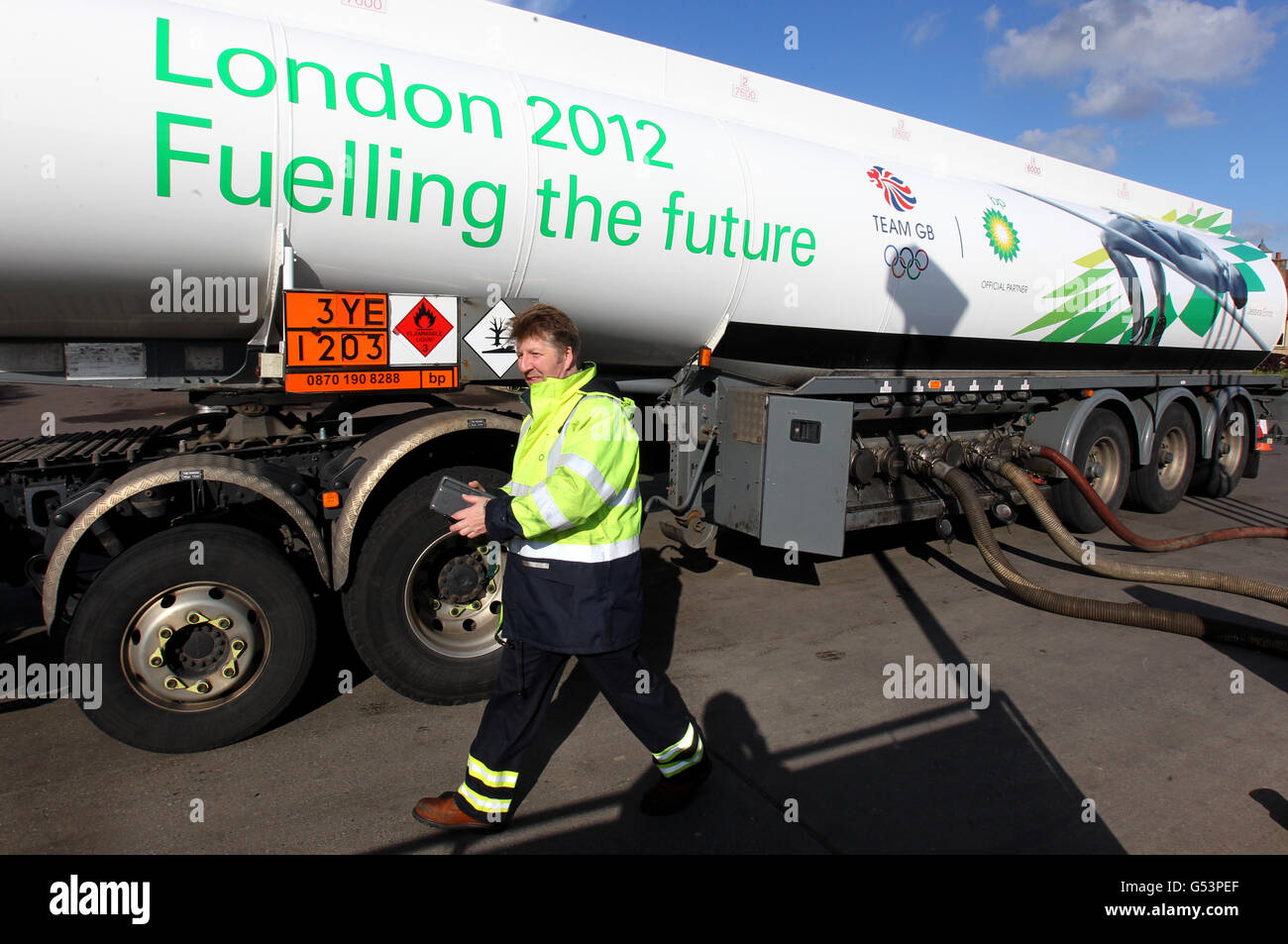 Tanker drivers strike Stock Photo - Alamy