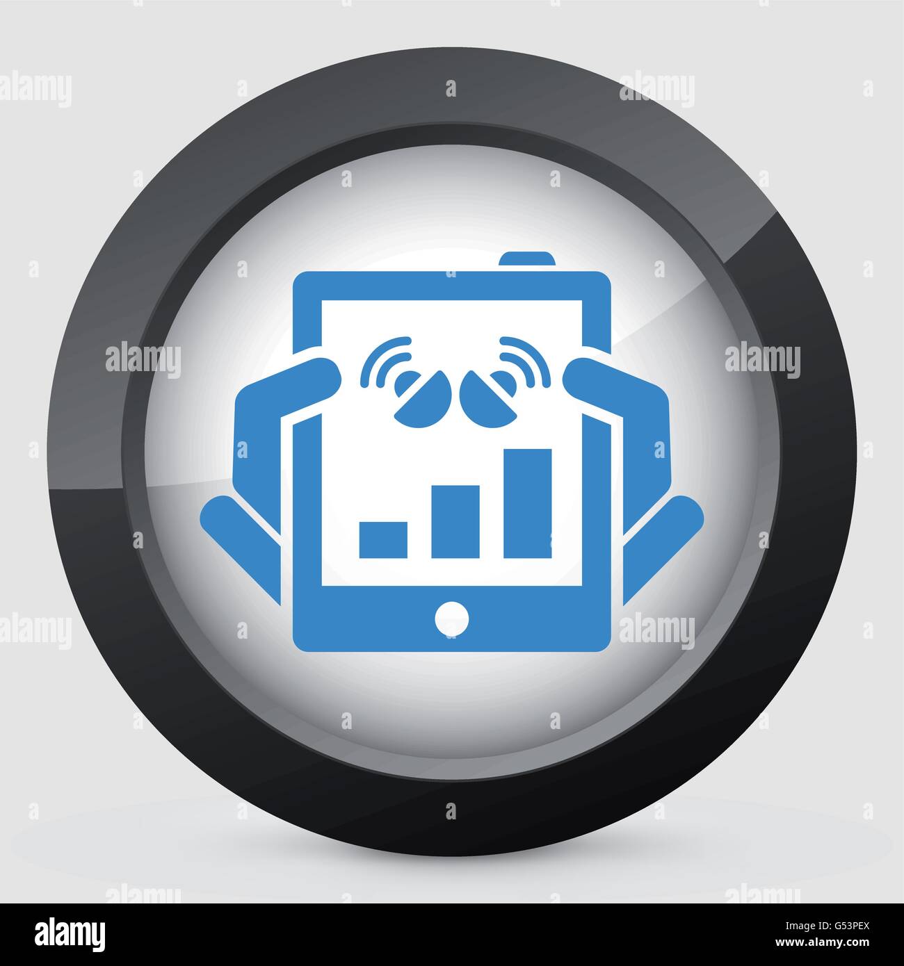 Tablet connection icon Stock Vector Image & Art - Alamy