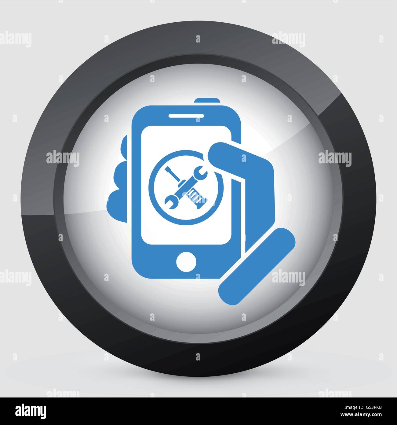 Smartphone setting icon Stock Vector Image & Art - Alamy