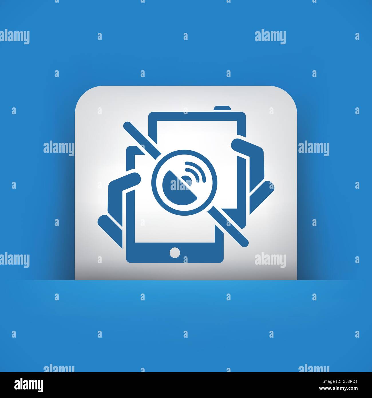 Mobile connection icon Stock Vector Image & Art - Alamy