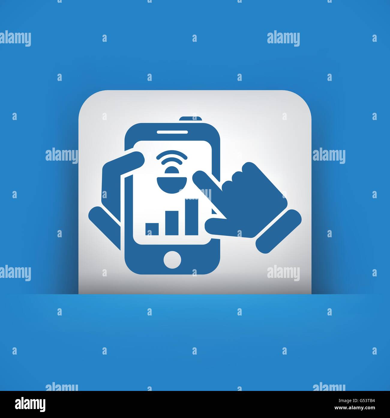 Smartphone connection icon Stock Vector Image & Art - Alamy