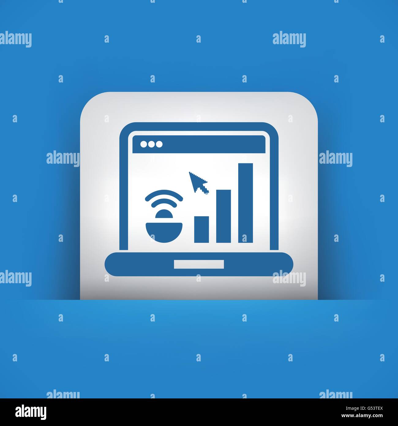 Computer connection icon Stock Vector Image & Art - Alamy