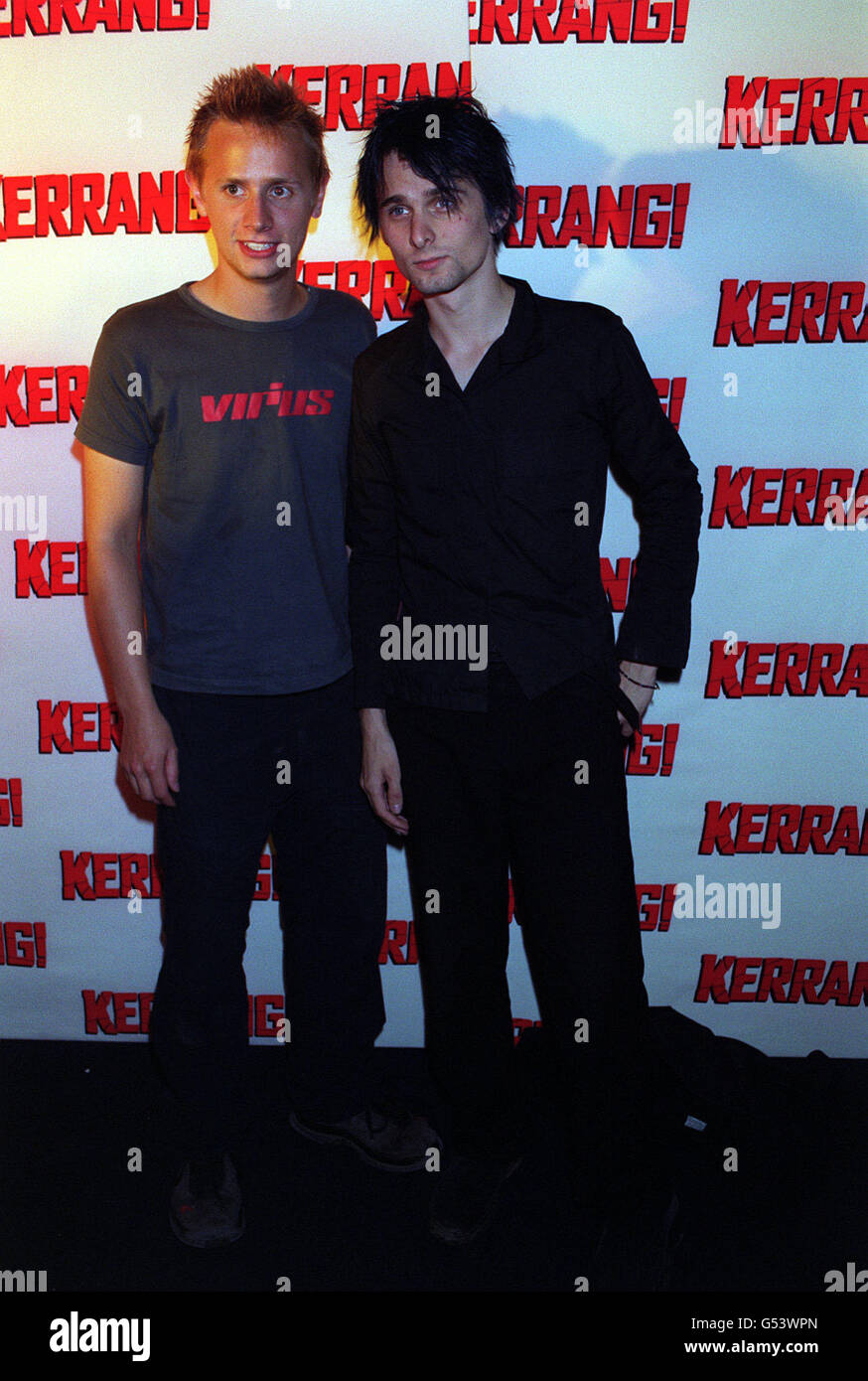 Members of the band Muse at the Kerrang! Awards held at the Hammersmith ...