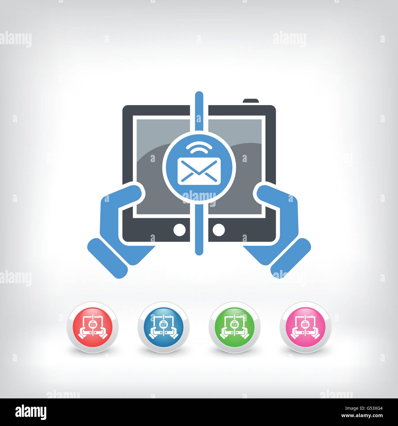 Mail sending icon Stock Vector Image & Art - Alamy